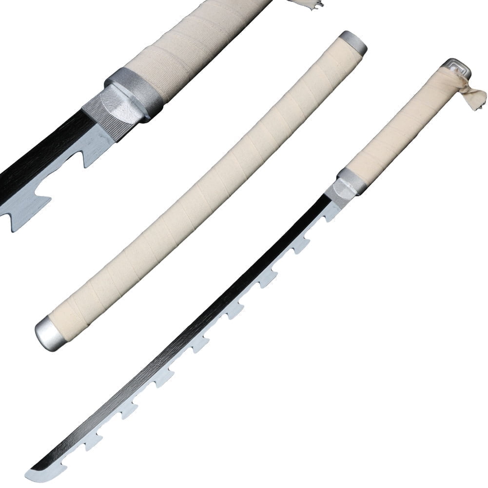 23.6 inches Wooden Blade Sword Hashibira Inosuke - Walmart.com