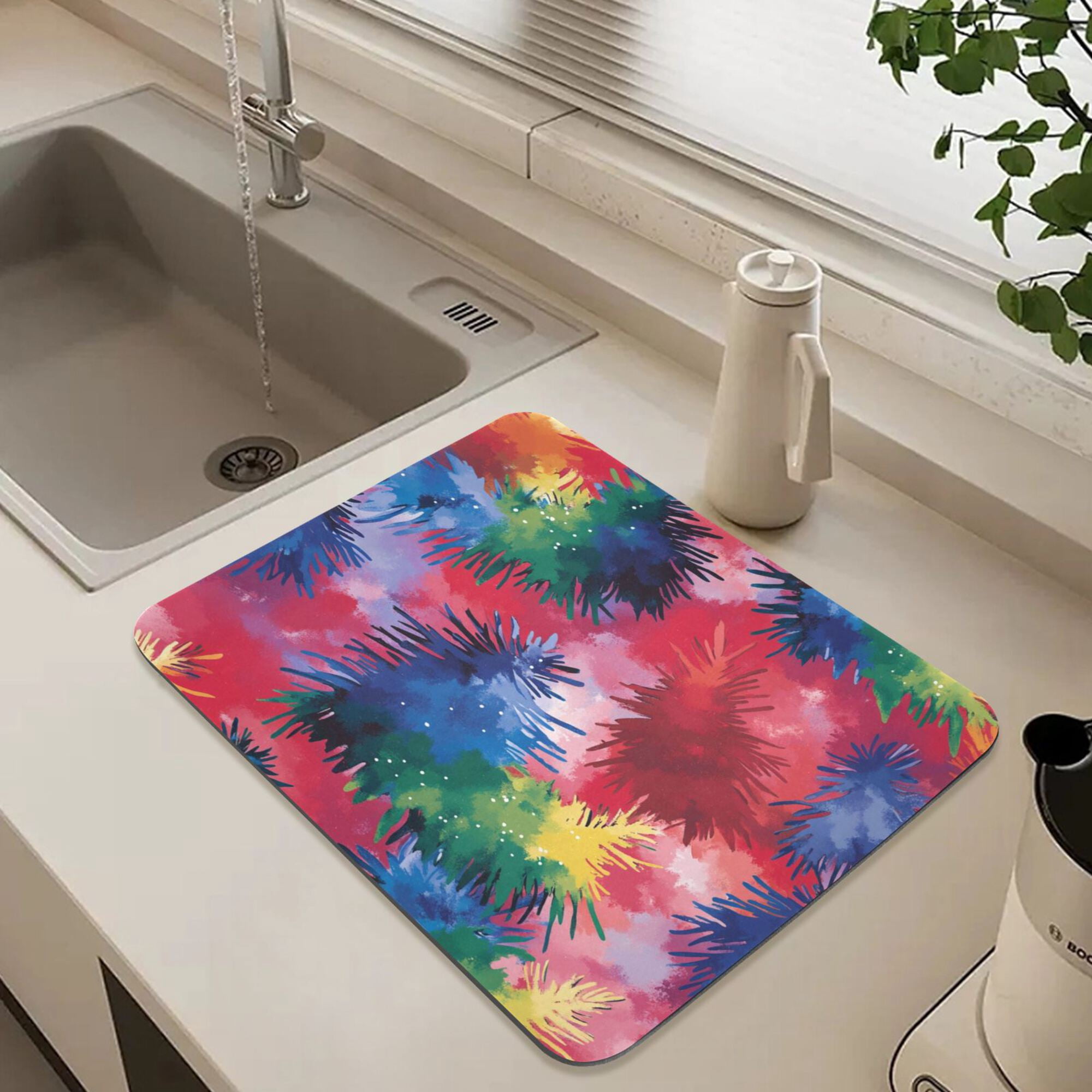 23.6" x 19.7"Diatomaceous Earth Dish Drying Mat Super Absorbent Non ...