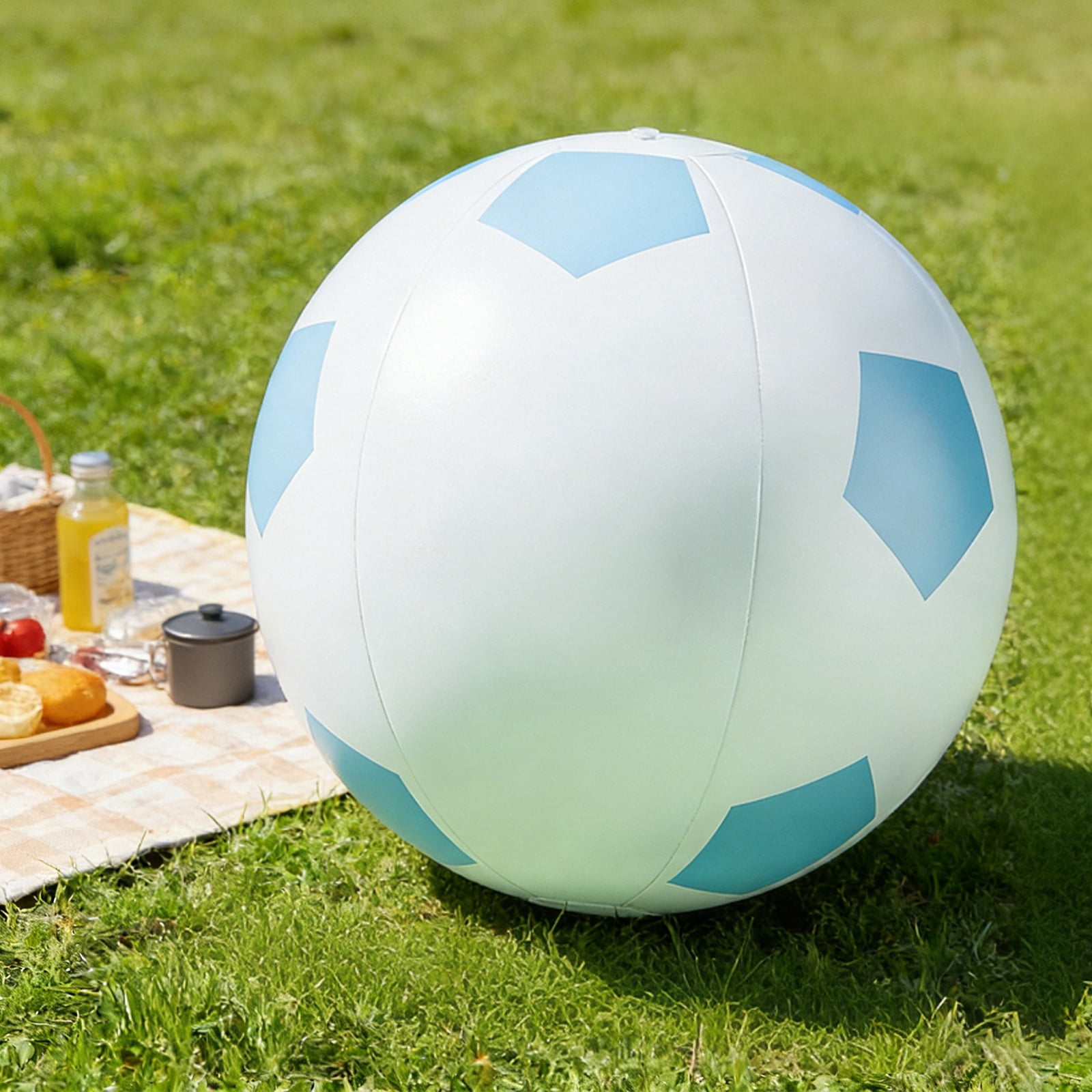 23.62/31.5/59in Inflatable Soccer Ball, Football Sports Themed Party ...
