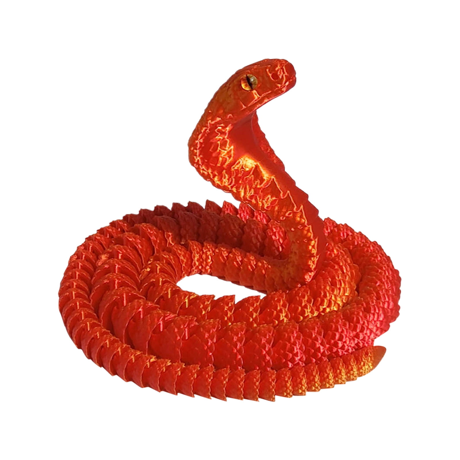 23.62in 3D Printed Snake Toys, Flexible 3D Printed Animal, Eco-Friendly ...