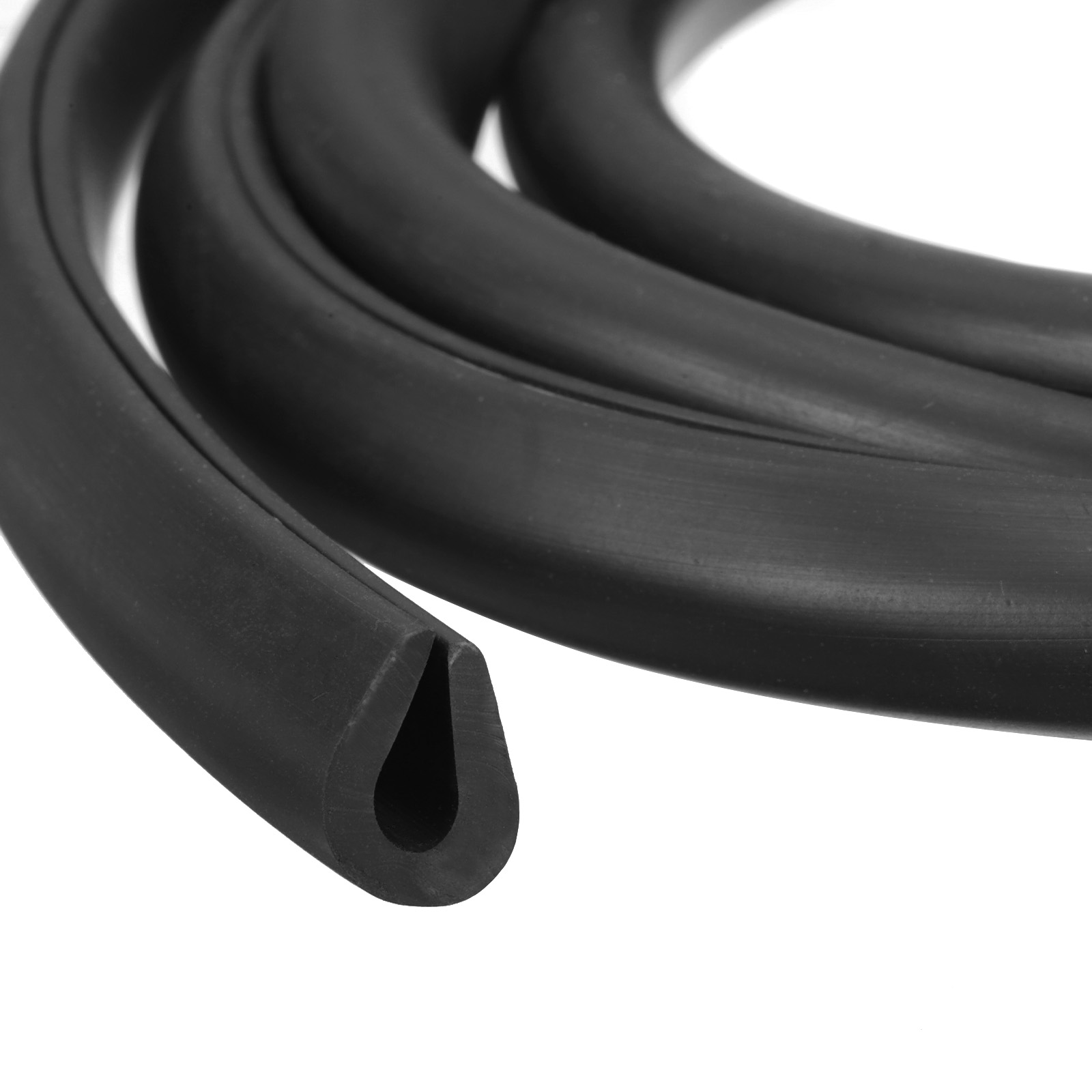 23/64" x 7/16"x 13.1ft Rubber U Channel Edge Trim Round Type Fit for ...