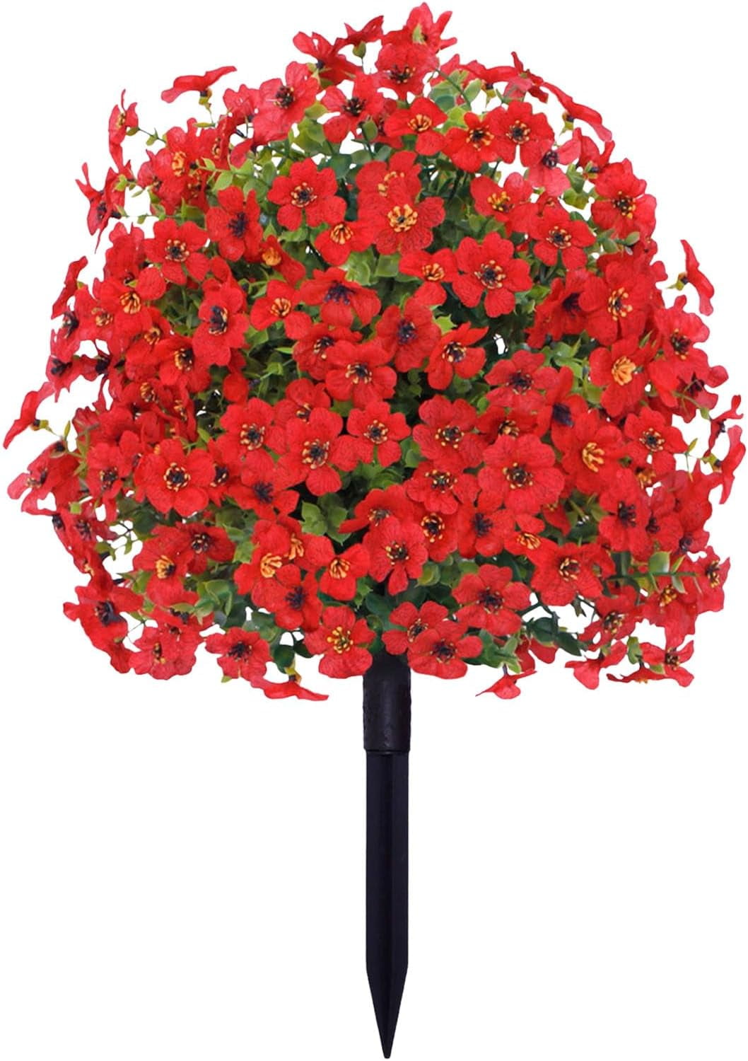 23.6in Artificial Violet Ball Topiary Trees with Ground Spikes ...