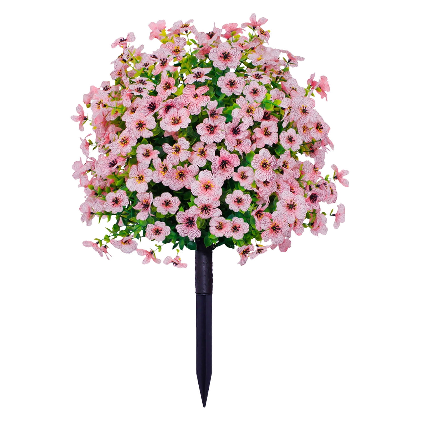 23.6in Artificial Violet Ball Topiary Trees with Ground Spikes ...