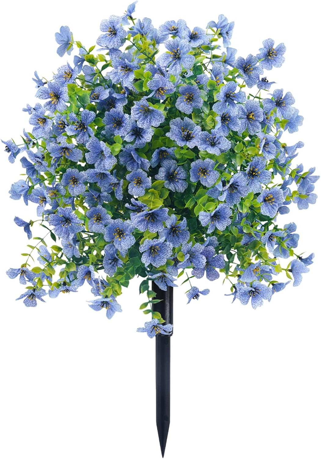 23.6in Artificial Violet Ball Topiary Trees with Ground Spikes ...