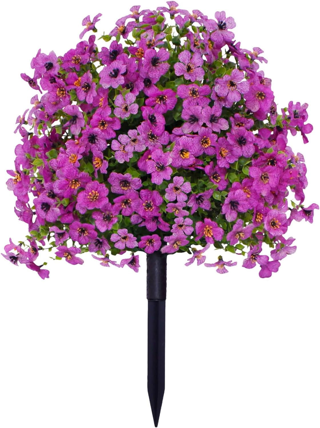 23.6in Artificial Violet Ball Topiary Trees with Ground Spikes ...