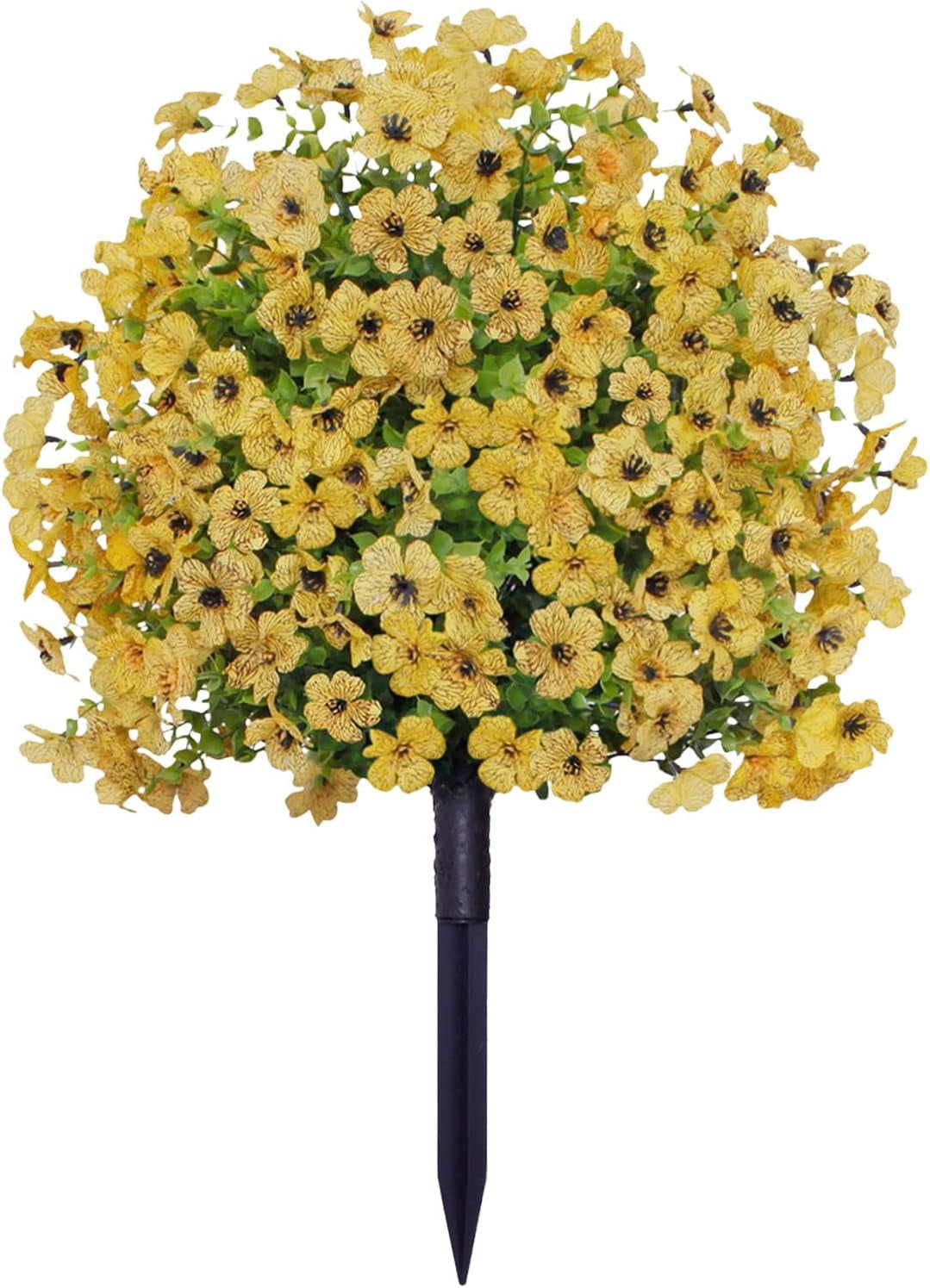 23.6in Artificial Violet Ball Topiary Trees with Ground Spikes ...