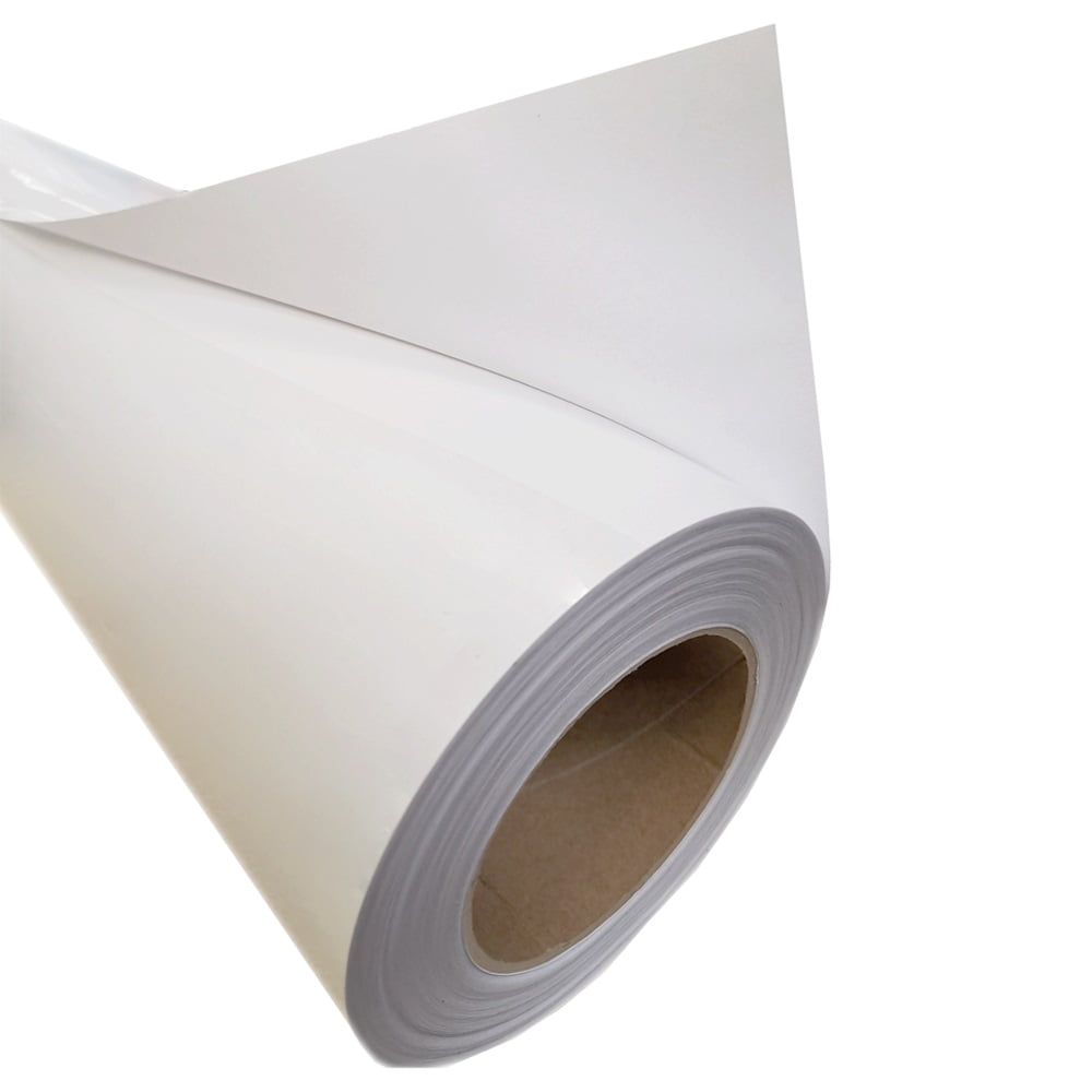 23.6in x 328ft (60cm x 100m) UV DTF Transfer Film A Roll Crystal Label Sticker Printing Film for ...