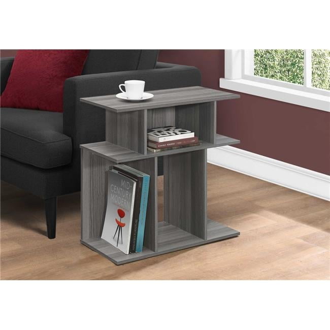 23.75 in. Grey Particle Board & Laminate Accent Table - Walmart.com