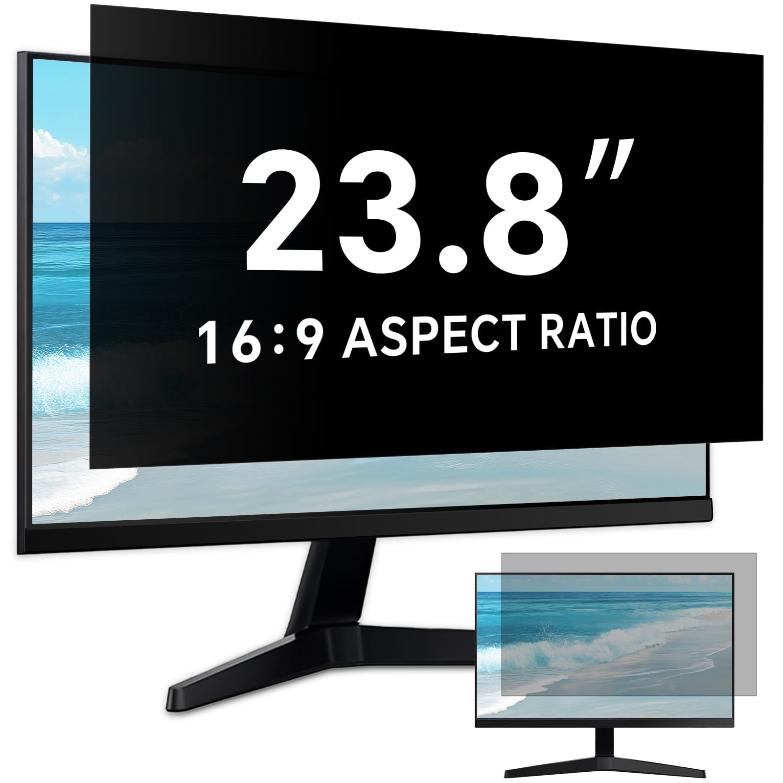 23.8 Inch Privacy Screen for Computer Monitor 16:9 Aspect Ratio, Eye ...
