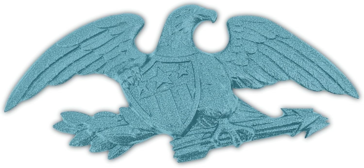 23" Aluminum Deluxe Wall Eagle - Verdigris - Walmart.com