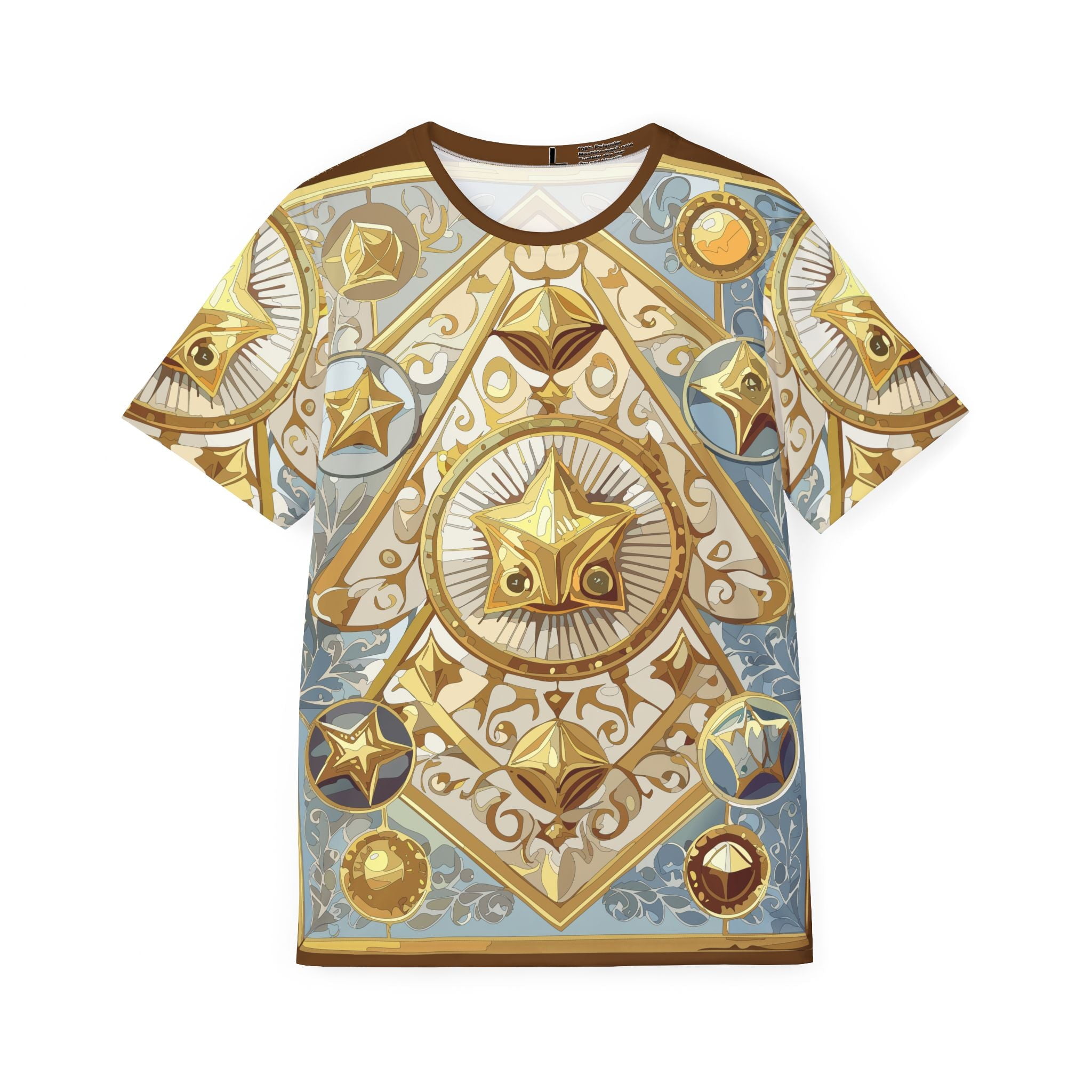 23-Card Deck Graphic T-Shirt, Art Design Poly Shirt, All Over Print ...