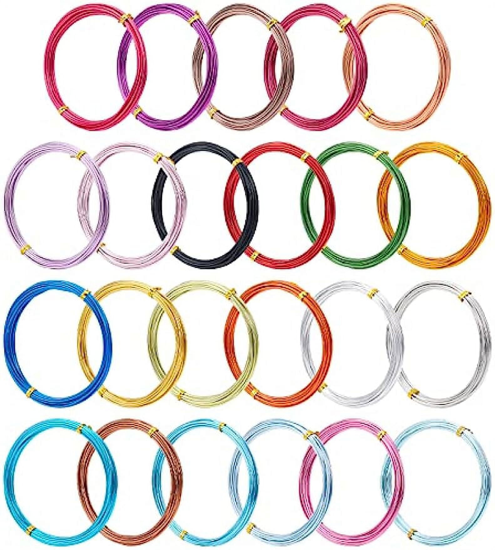 23 Colors Jewelry Beading Wire 15 Guage 1.5mm Bendable Metal Wire ...