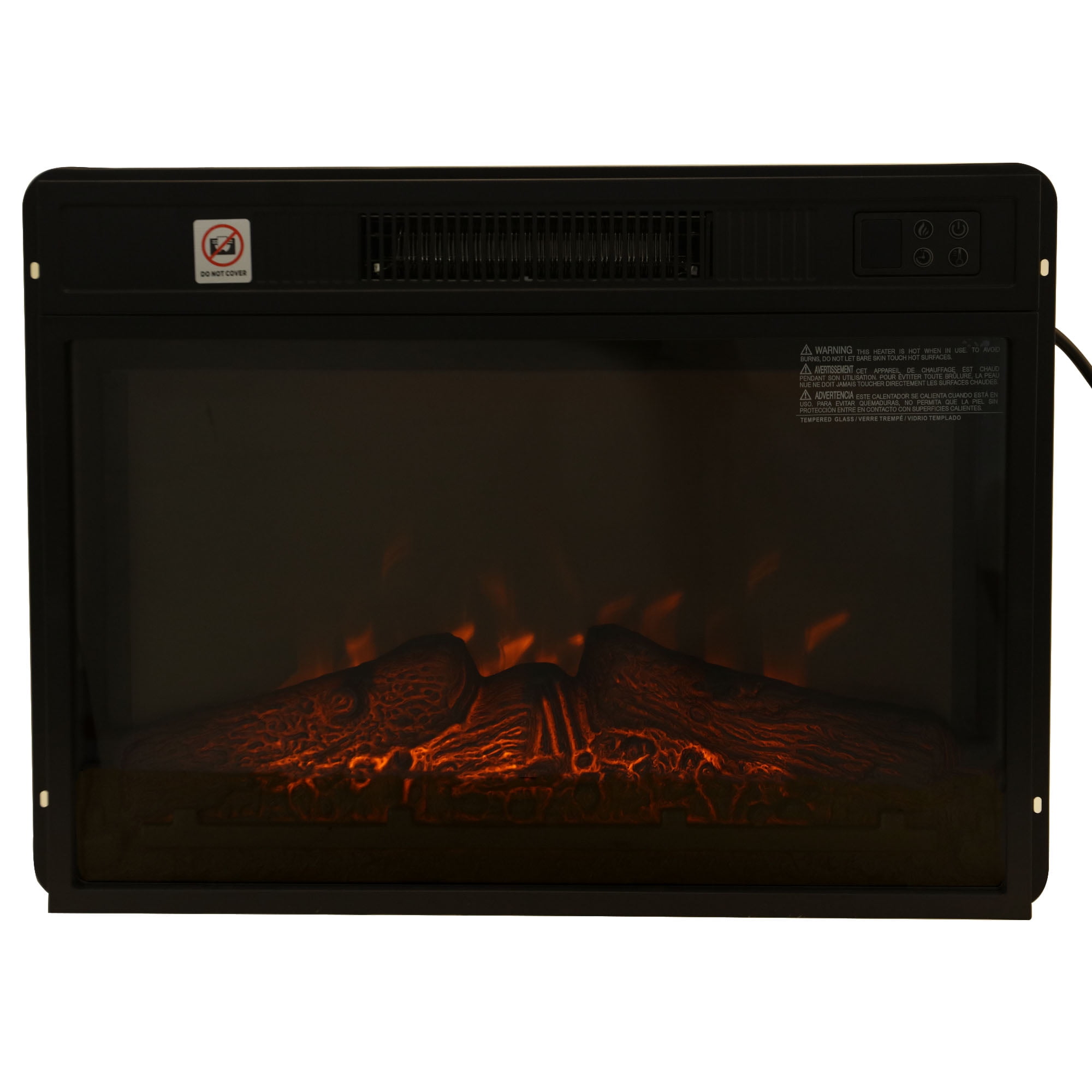 23'' Electric Fireplace Inserts, Recessed & Built in Wall Electric ...