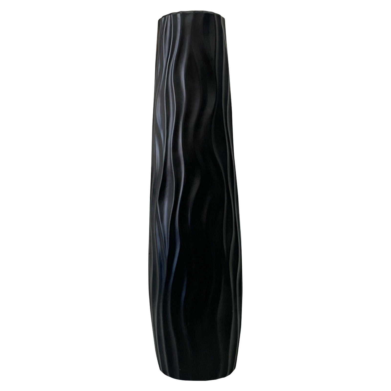 23" Farmhouse Floor Vase - Tall Decorative Vase for Pampas Grass ...