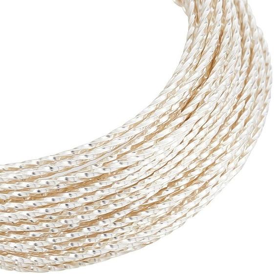 23 Feet Copper Jewelry Wire 18 Gauge Engraved Textured Silver Copper ...