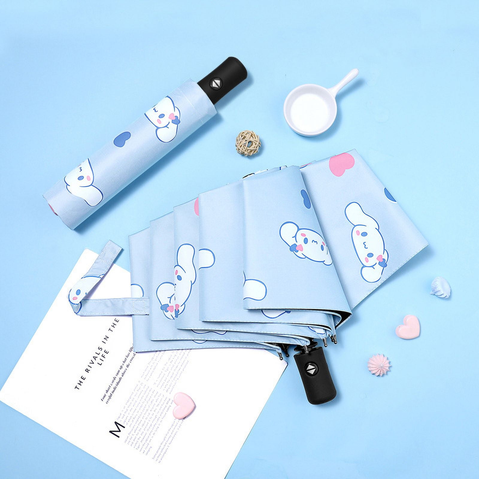 23 Fold Parasol Automatic Kawaii Sanrio My Melody Cinnamoroll Kuromi ...