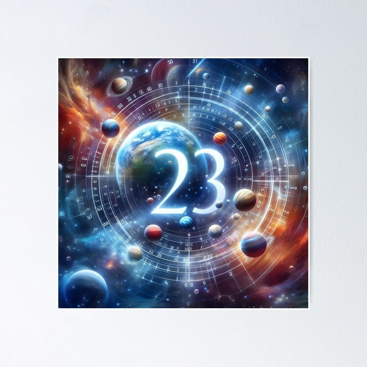 23 Frequencies, One Universe Poster- Unframed Poster | Wall Art ...