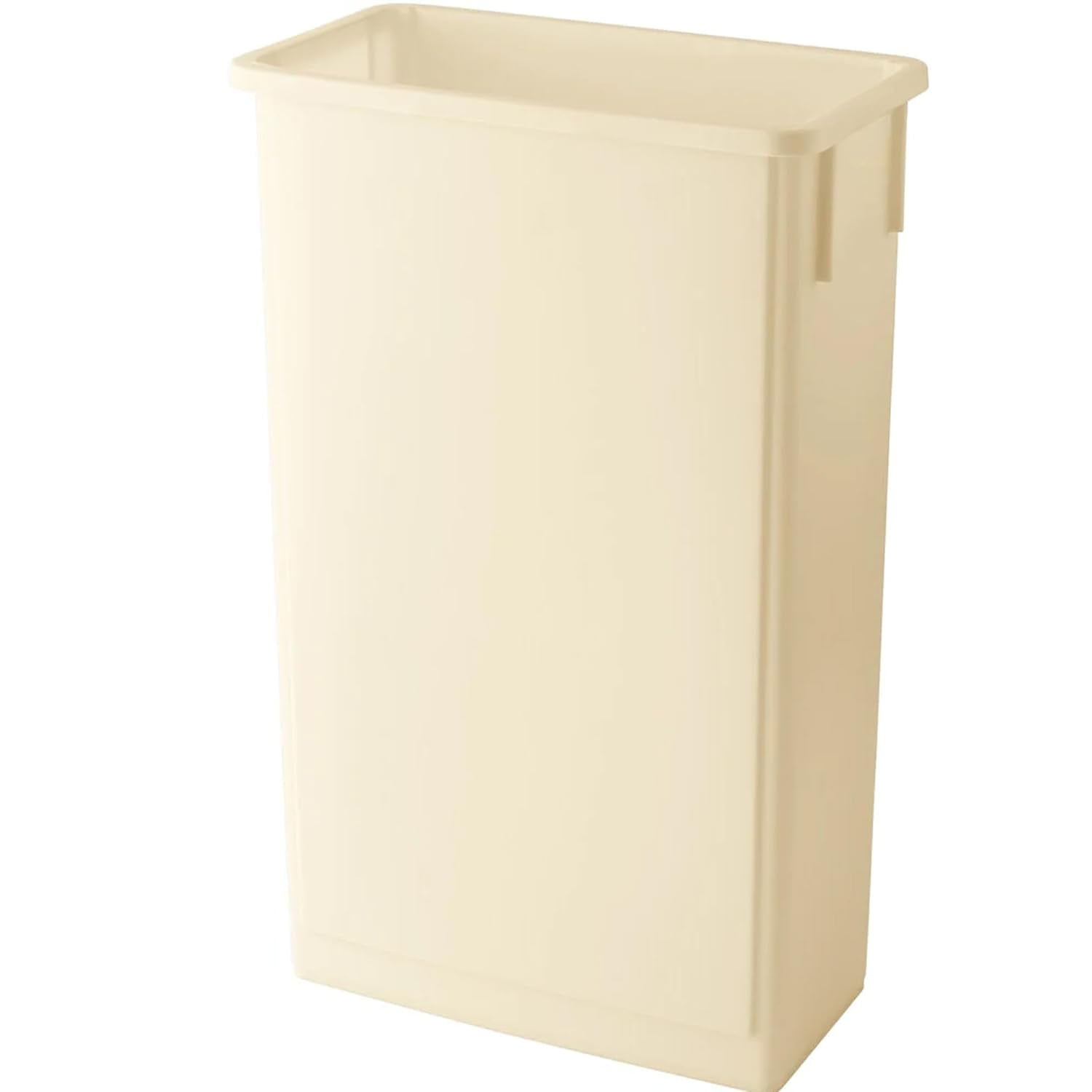 23 Gallon Beige Slim Trash can Restaurant Trash can Commercial Trash ...