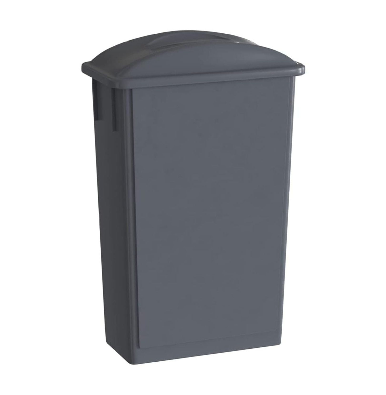 23 Gallon Gray Slim Jim Trash Can with Flat Lid with Handle - Walmart.com