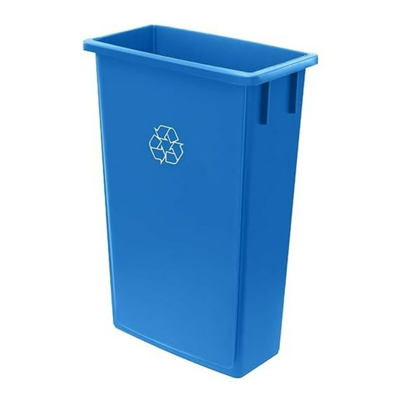 23 Gallon Heavy-Duty Trash Can, Slim Rectangular Garbage Can, Recycle ...