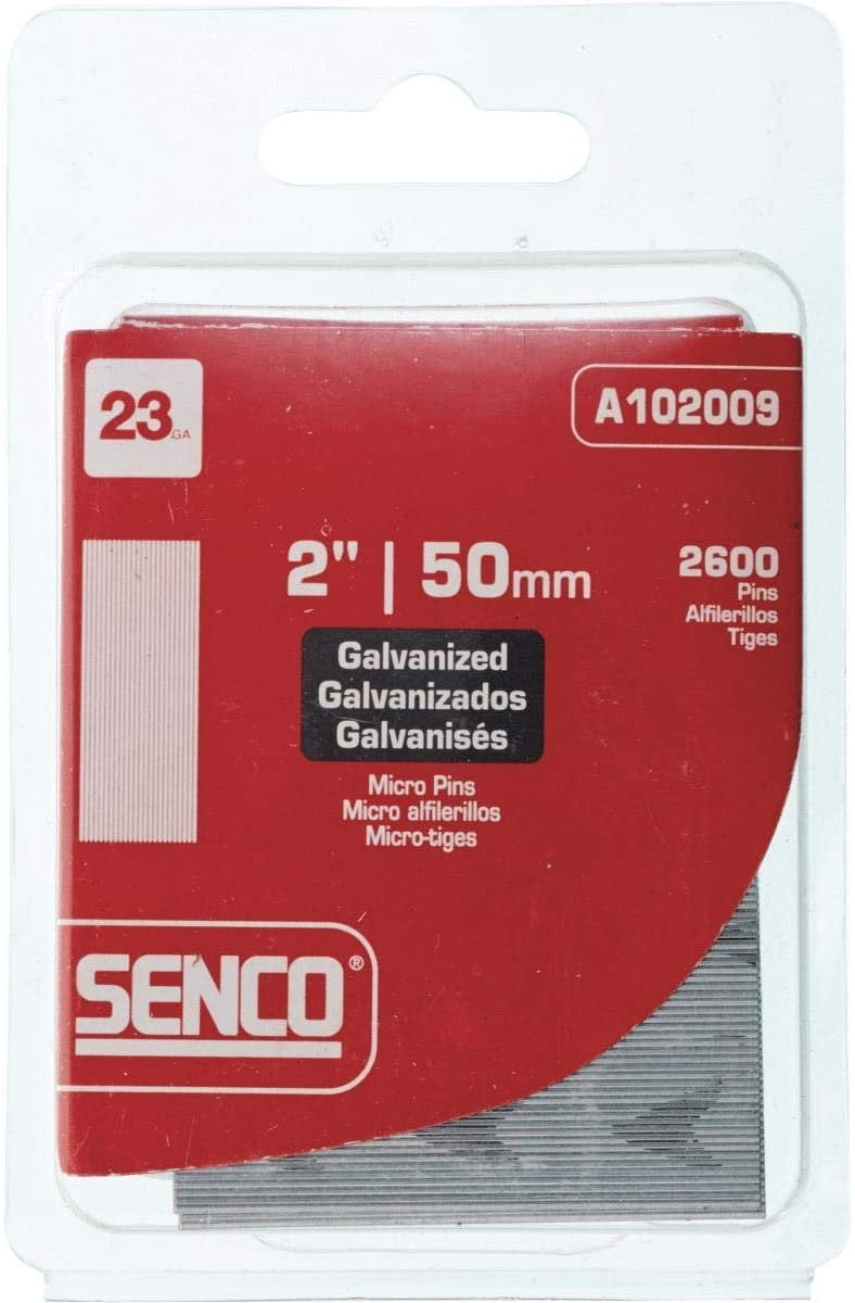23 Gauge 2" Galvanized Headless Micro Pin Nails Pack of 2,600 - Walmart.com