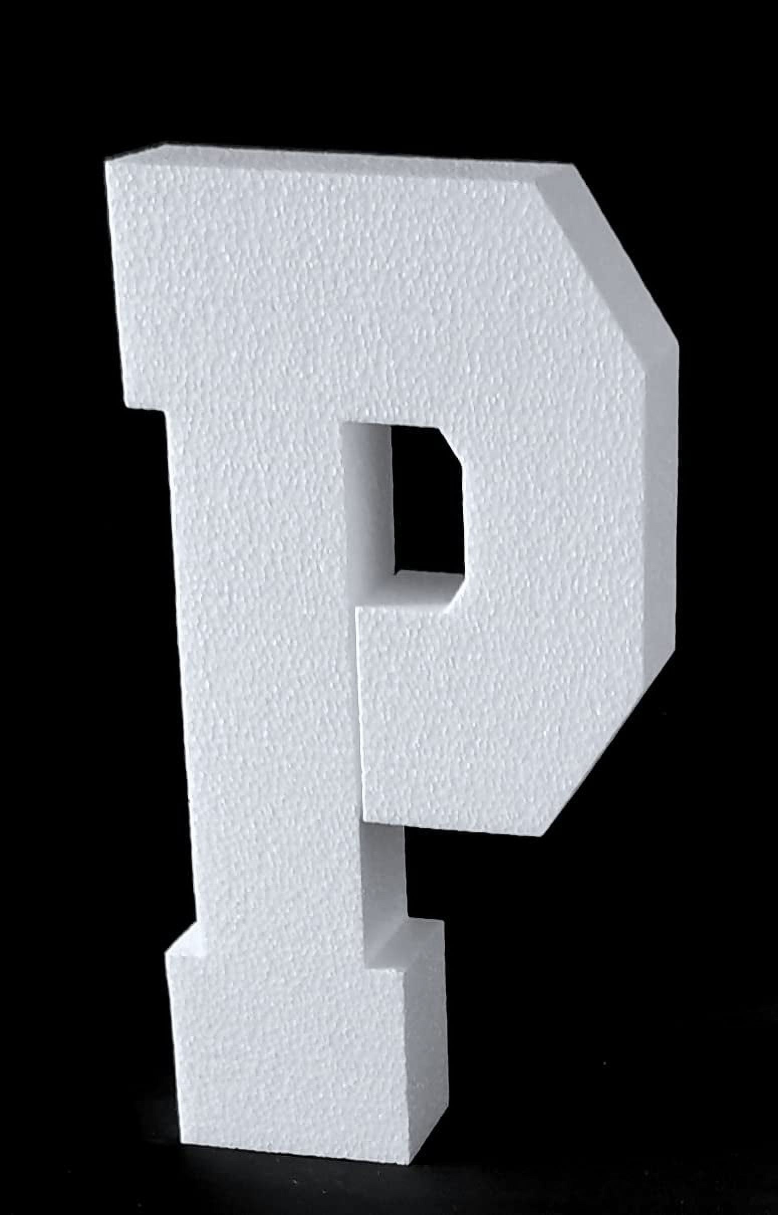 23'' H Free Standing 2'' Thick EPS Foam Letters Bottom Stable Wind ...