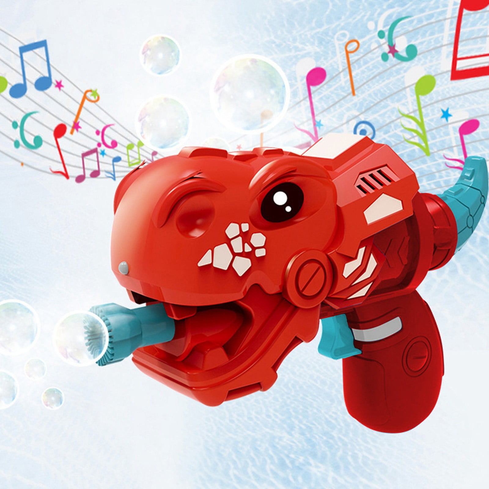 23 Holes Bubble Gun for Kids - ABS Blaster Toy with 50ml Solution ...