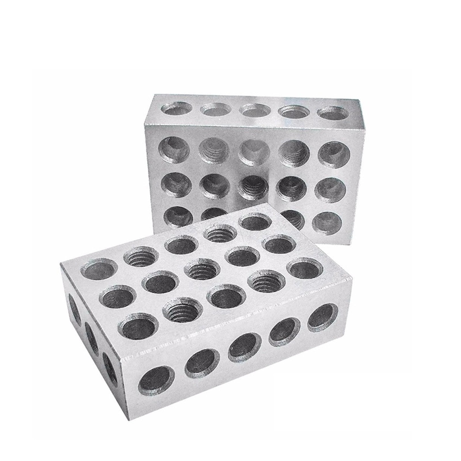 23 Holes Precision 25-50-75mm Blocks 1pair(2pcs), Parallel Clamping ...