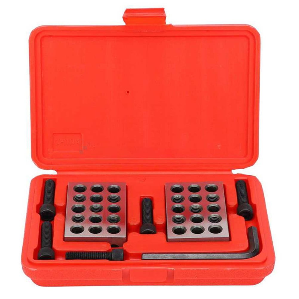 23 Holes Precision 25-50-75mm Blocks Parallel Clamping Steel Block Gauge 1-2-3In E1132 - Walmart.com