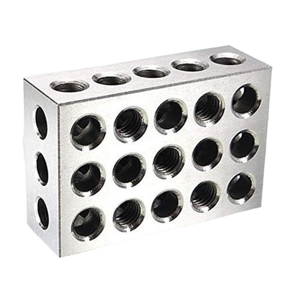 23 Holes Precision Gauge Blocks 25-50-75mm Steel Parallel Clamping ...