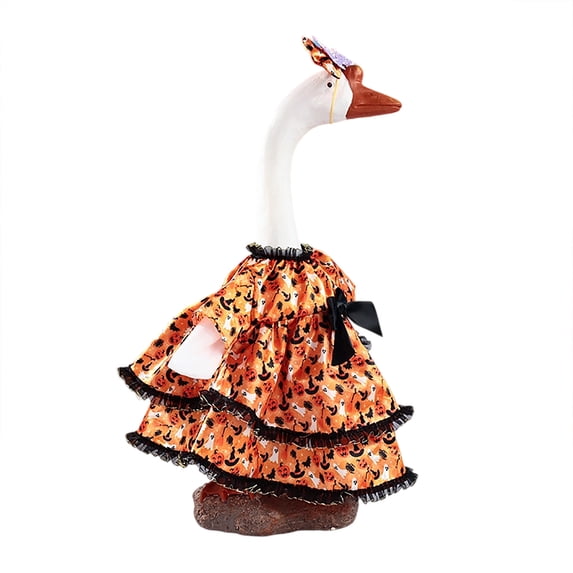 23 Inch Cement Plastic Goose Halloween Costume, Yard Porch Figurine ...