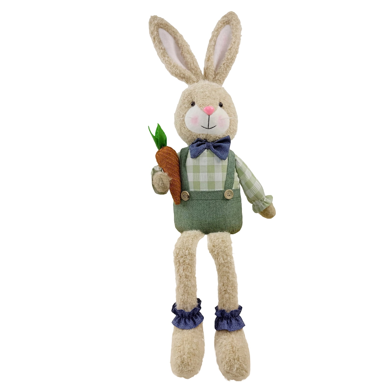 23 Inch Easter Plush Long-Leg Rabbit Doll, Cute Standing Bunny ...