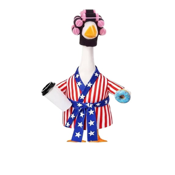 23 Inch Full Set Patriotic Porch Goose Outfit, Complete Lawn Goose ...