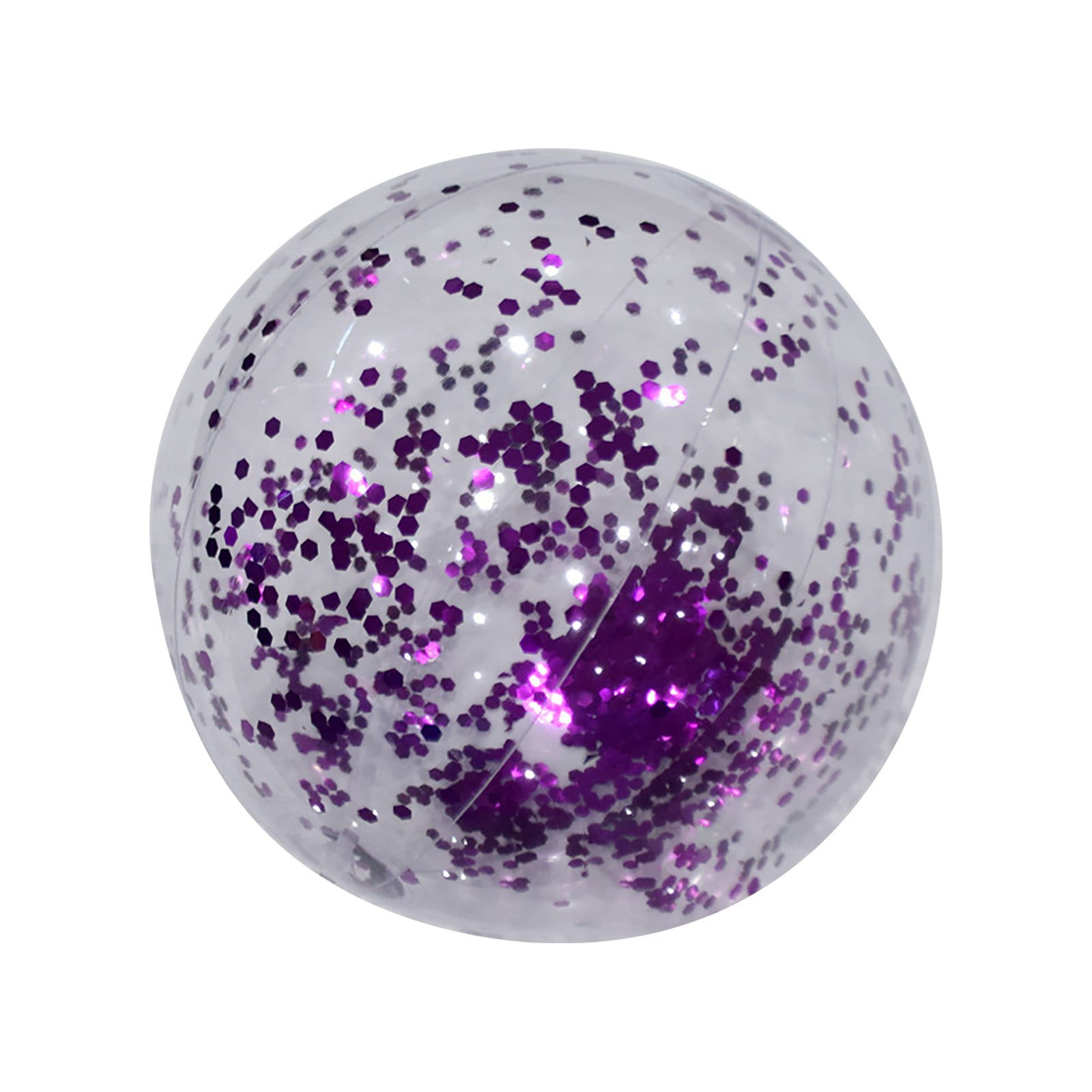 23-Inch Inflatable Beach Ball Glitter Christmas Swimming Pool Balls ...