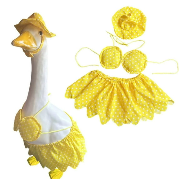 23-Inch Porch Goose Outfit Clothes, Yellow Spring & Easter Costume for ...