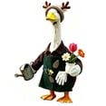 23 Inch Porch Goose Outfit Set Fabric Garden Patio Decoration Seasonal ...