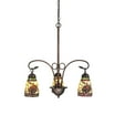 26 Inch Wide bungalow white alabaster swirl 4 lt Chandelier - Walmart.com