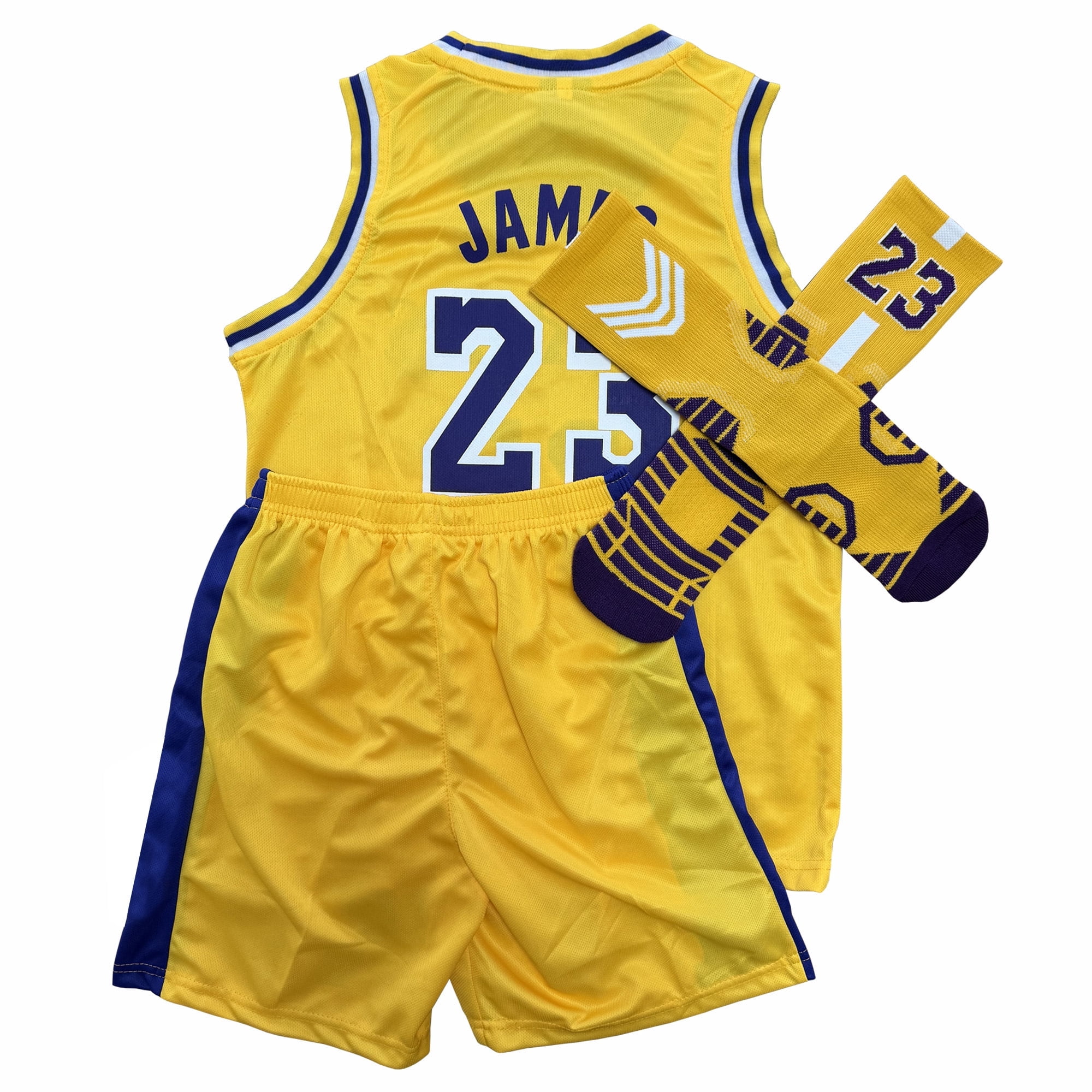 #23 James Basketball Jerseys Youth Sports Training Uniform Boys Girls ...