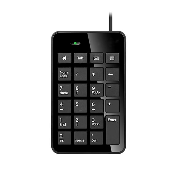 23-Key Numeric Keypad USB Numpad Number Keyboard for Laptop Accounting ...