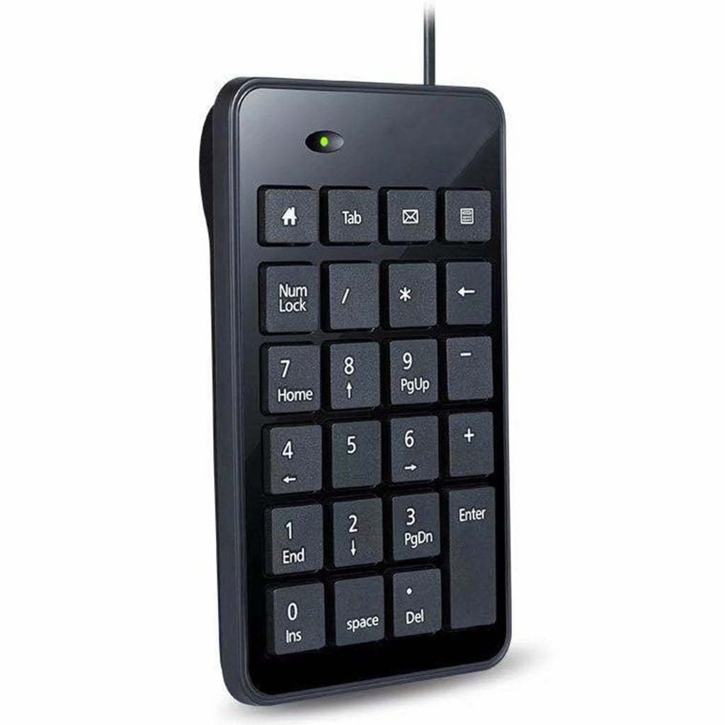 23 Keys USB Mechanical Numeric Keypad Number Pad Keyboard for Laptop PC ...
