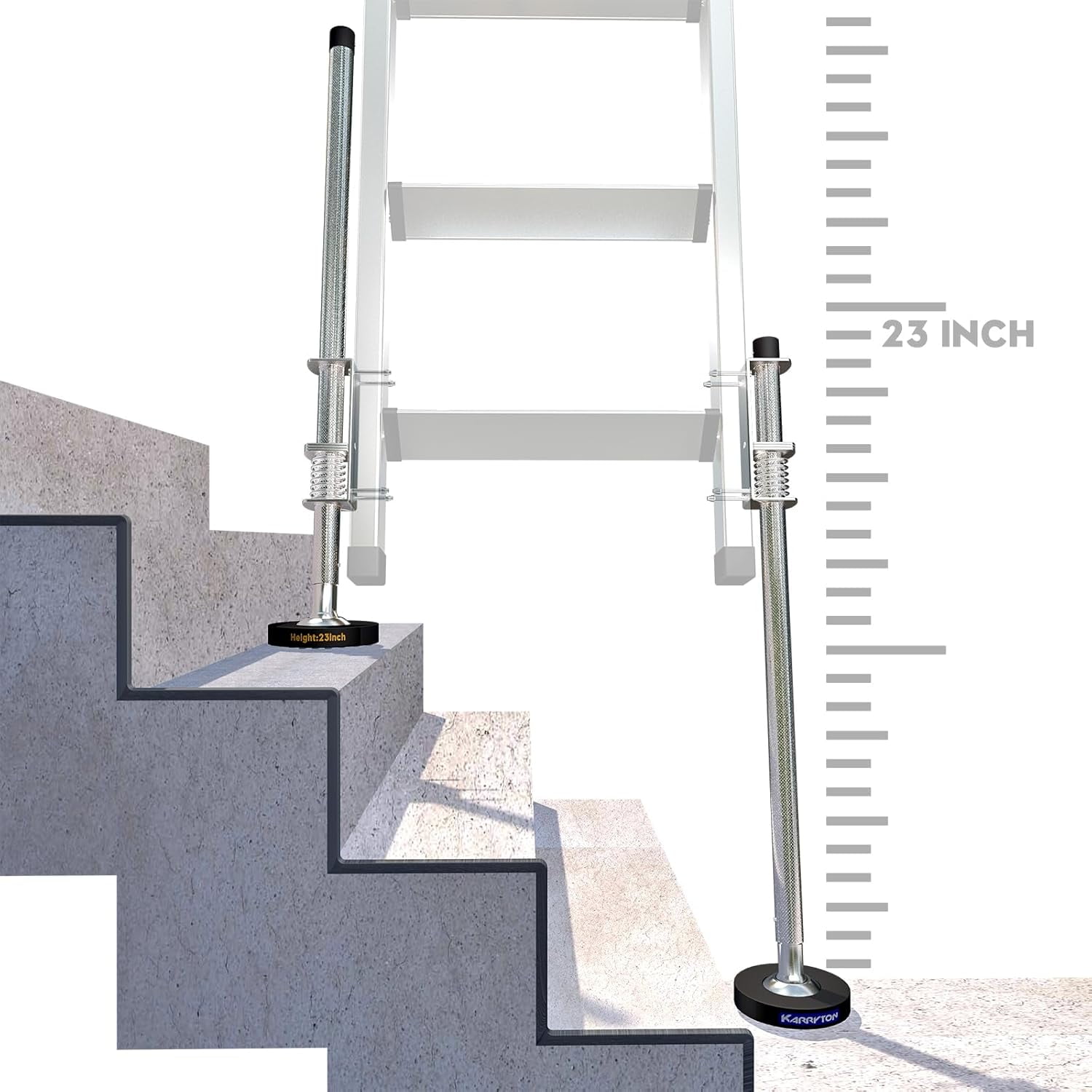 23" Ladder Levelers for Type II,I and IA Extension Ladders up to 32 ...