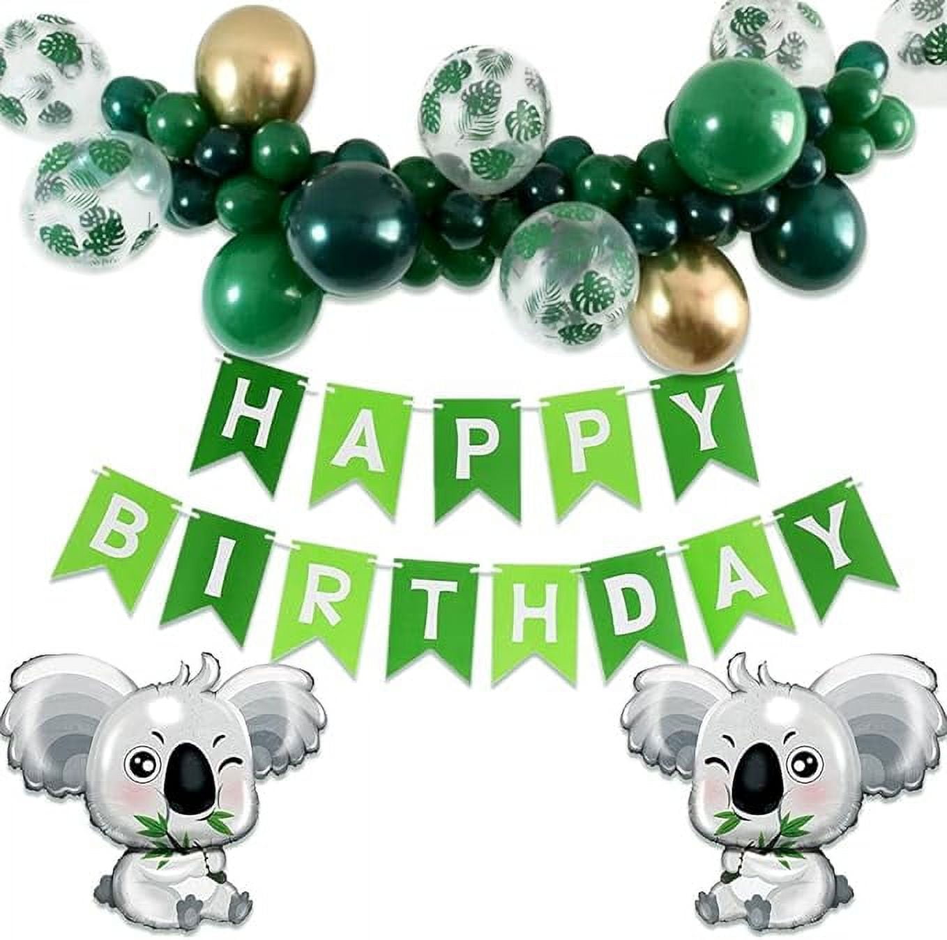23 PCS Koala Balloon Koala Birthday Banner Koala Birthday Decorations ...