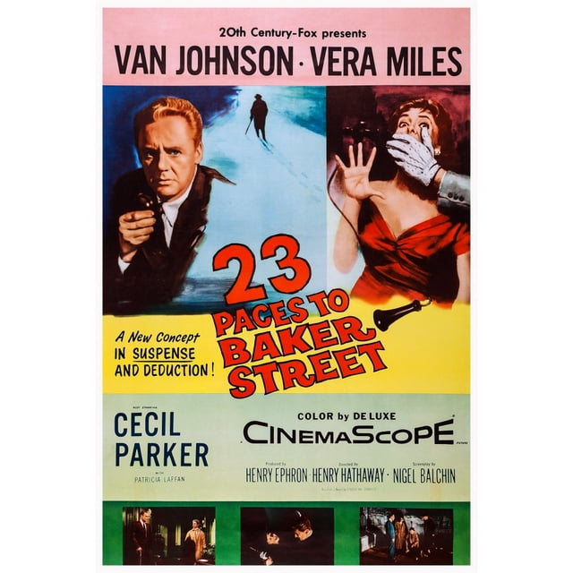 23 Paces To Baker Street Us Poster Art Top From Left: Van Johnson Vera ...