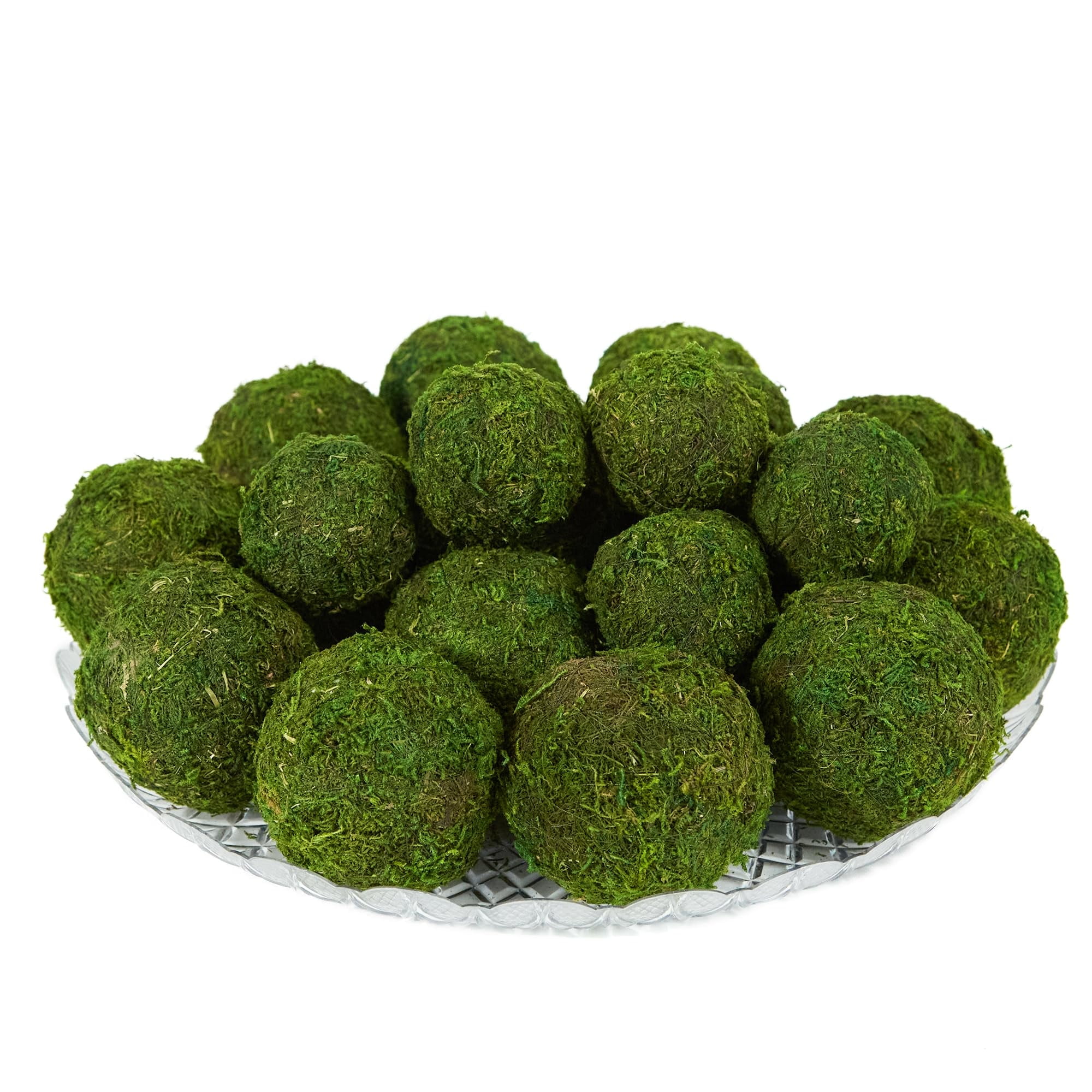 23 Pack Green Moss Balls, 15 Extra Large Moss Balls, 8 Large Moss Balls ...