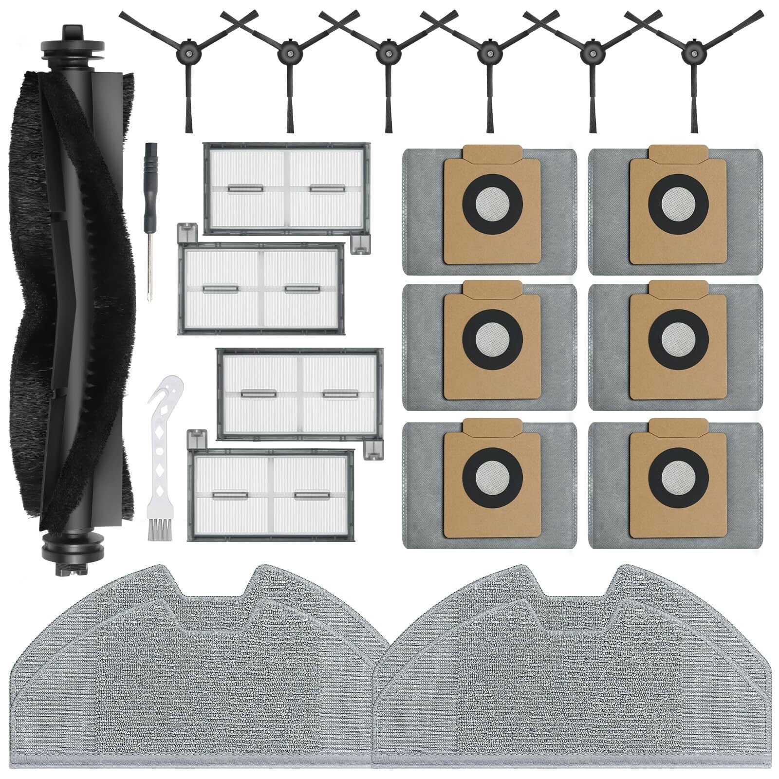 23 Pack X8 Pro Replacement Parts Accessories for Eufy X8 Pro Robot ...