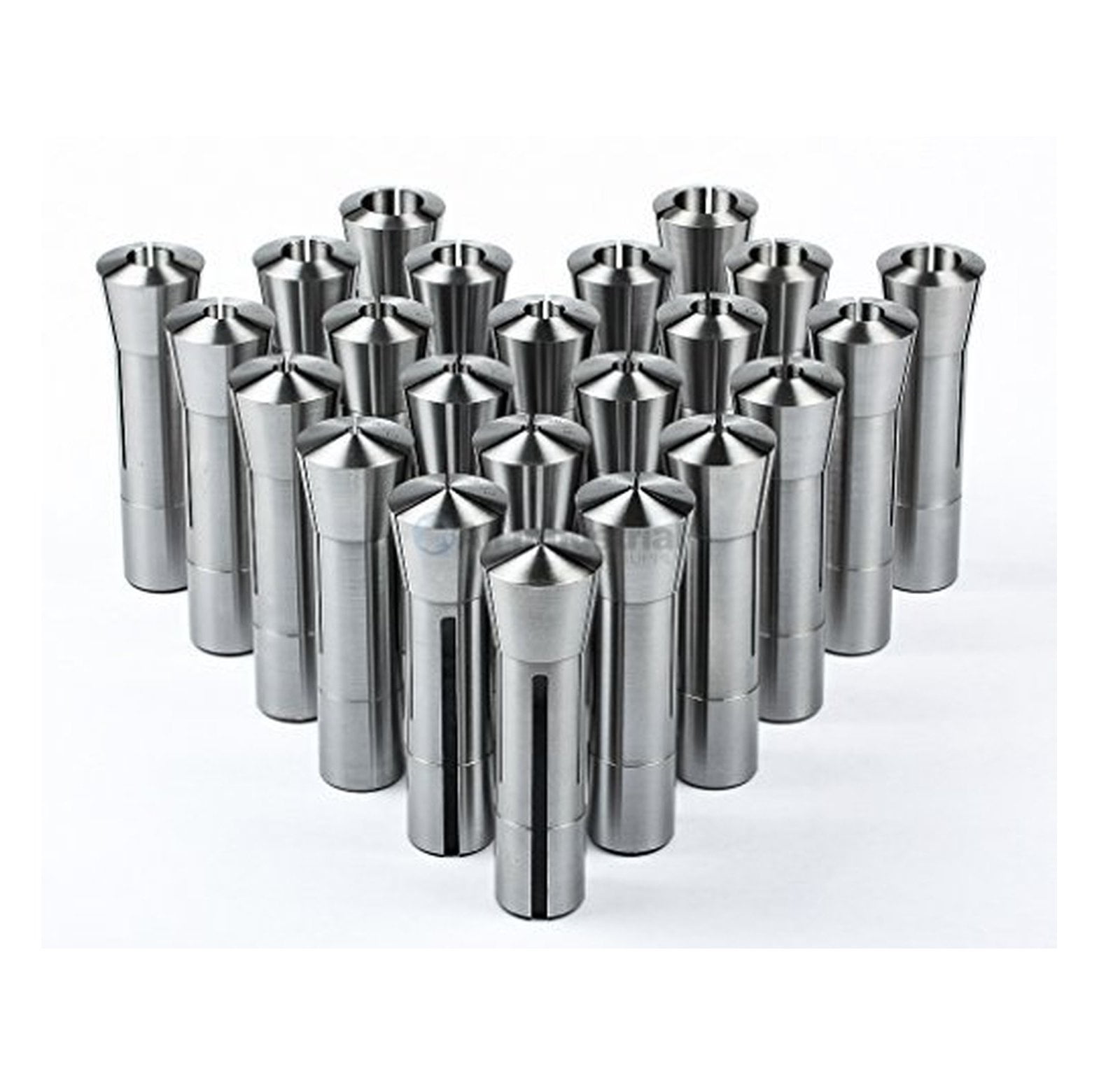 23 Pc Precision R8 Round Collet Set 1/16" - 3/4" By 1/32" - Walmart.com