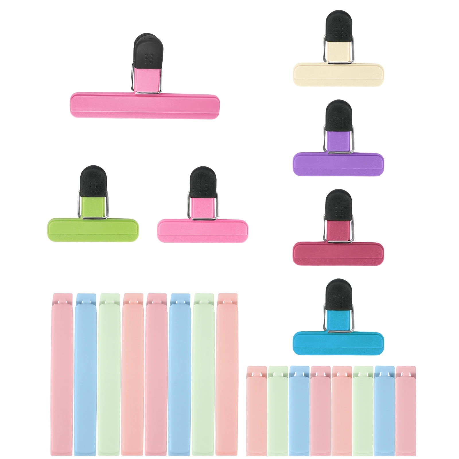 23-Piece Bag & Food Clips: The Ultimate Snack and Kitchen Storage ...