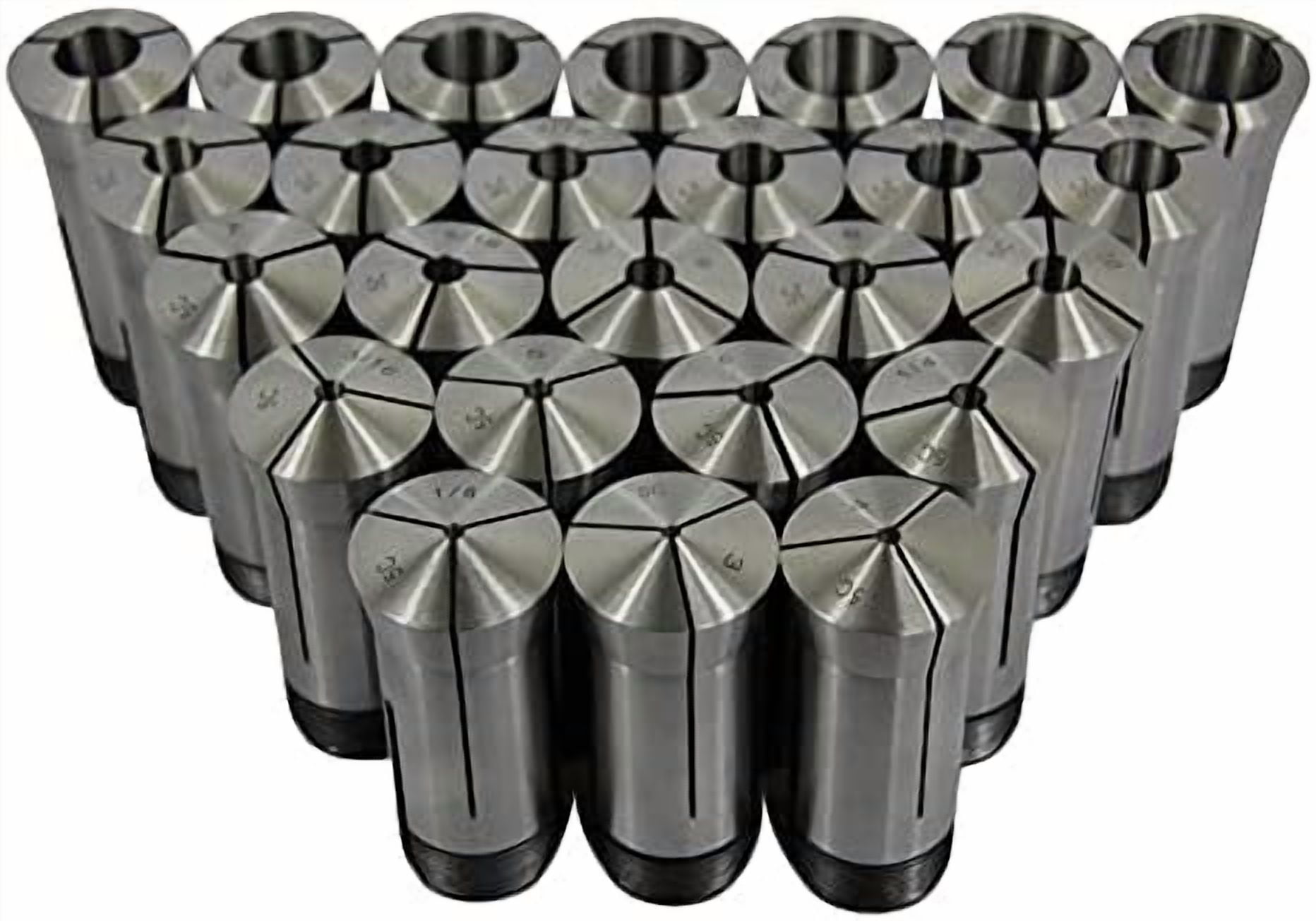 23 Piece Metric 5C Collet Set 3mm - 25mm x 1mm High Precision 0.0005 ...