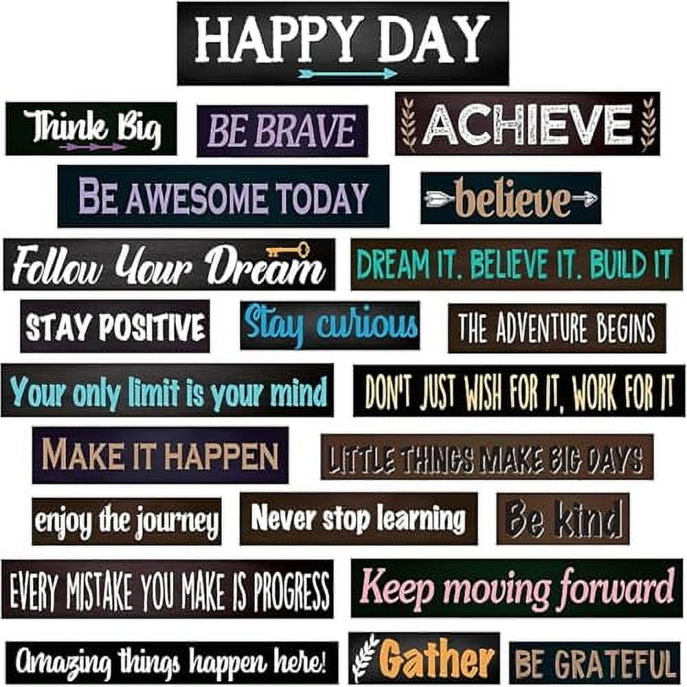23 Pieces Inspirational Bulletin Board Decorations Motivational Banners ...