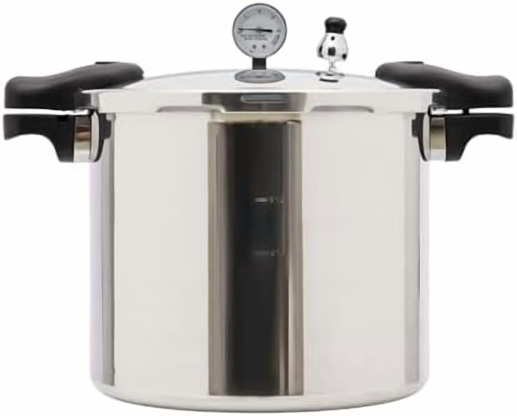 23 Quart Pressure Canner Cooker, Aluminum Pressure Cooker with Gauge ...